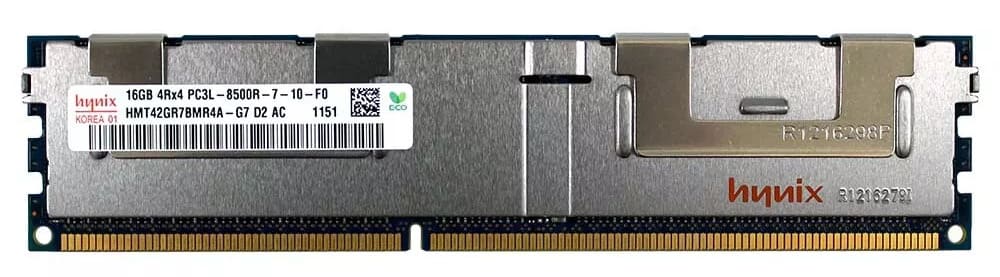 SK Hynix 16GB 4Rx4 PC3-8500R-7-10-F0 DDR3 ECC Registered Server RAM ...