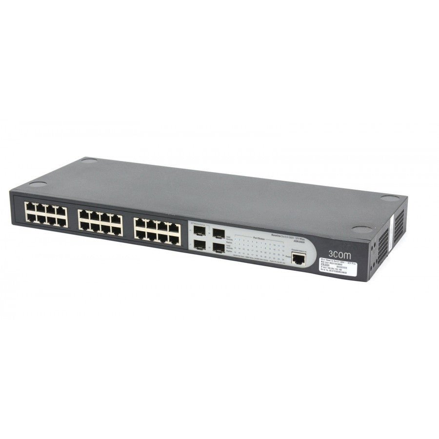 3Com 3Cblsg24 Baseline Switch 2924-Sfp Plus - 24 Port Switch - Refurb ...