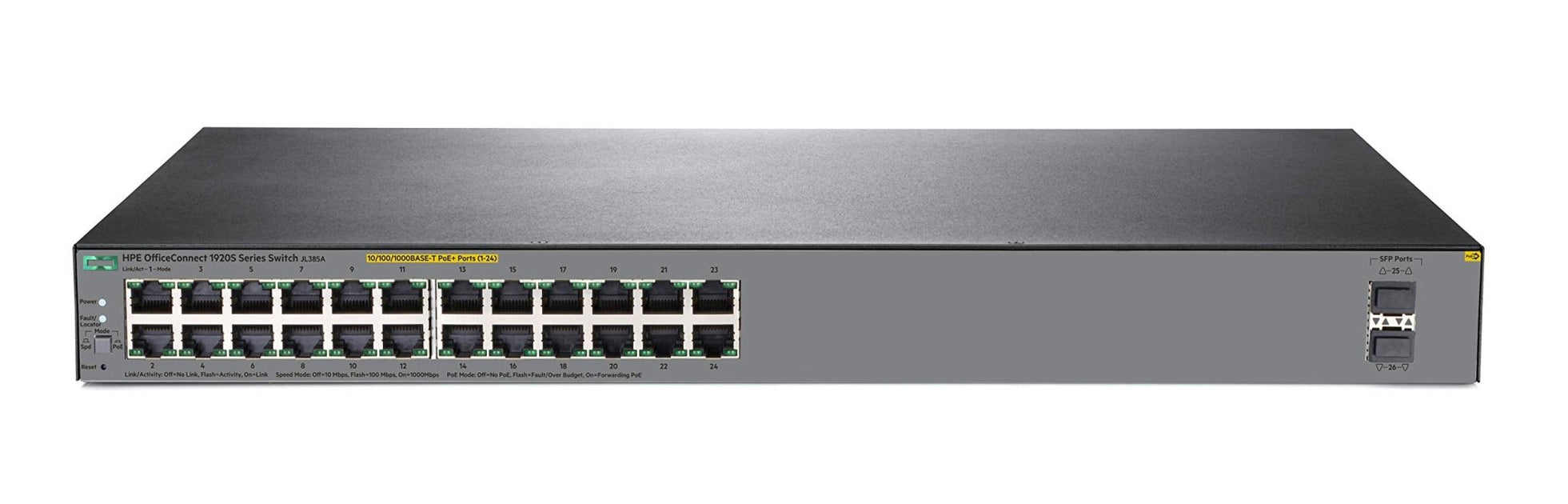 Hp Hpe Officeconnect 1920S Jl385A 24 Port Gigabit Poe Switch - 24G - 3 ...