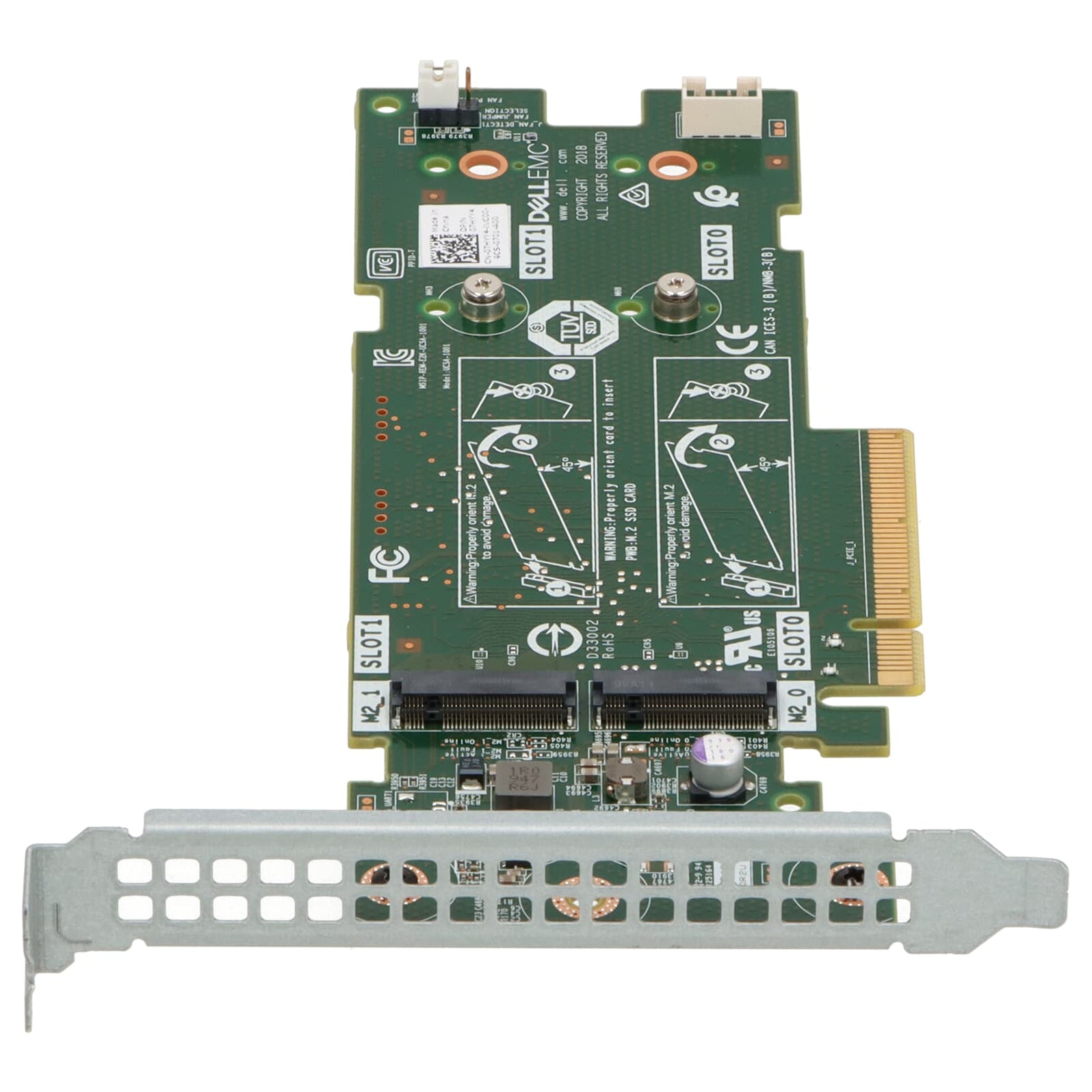 Dell 7HYY4 BOSS-S1 Boot Optimized Storage Adapter Card PCIe 2x M.2 Slo ...