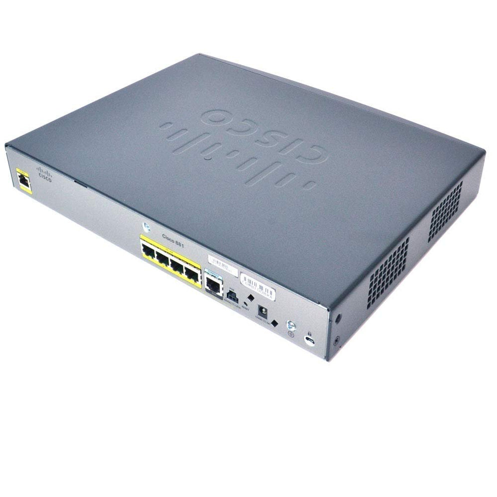 Cisco 881G 4 LAN 1 WAN Port Ethernet Security Router – Refurb — ITAD Store