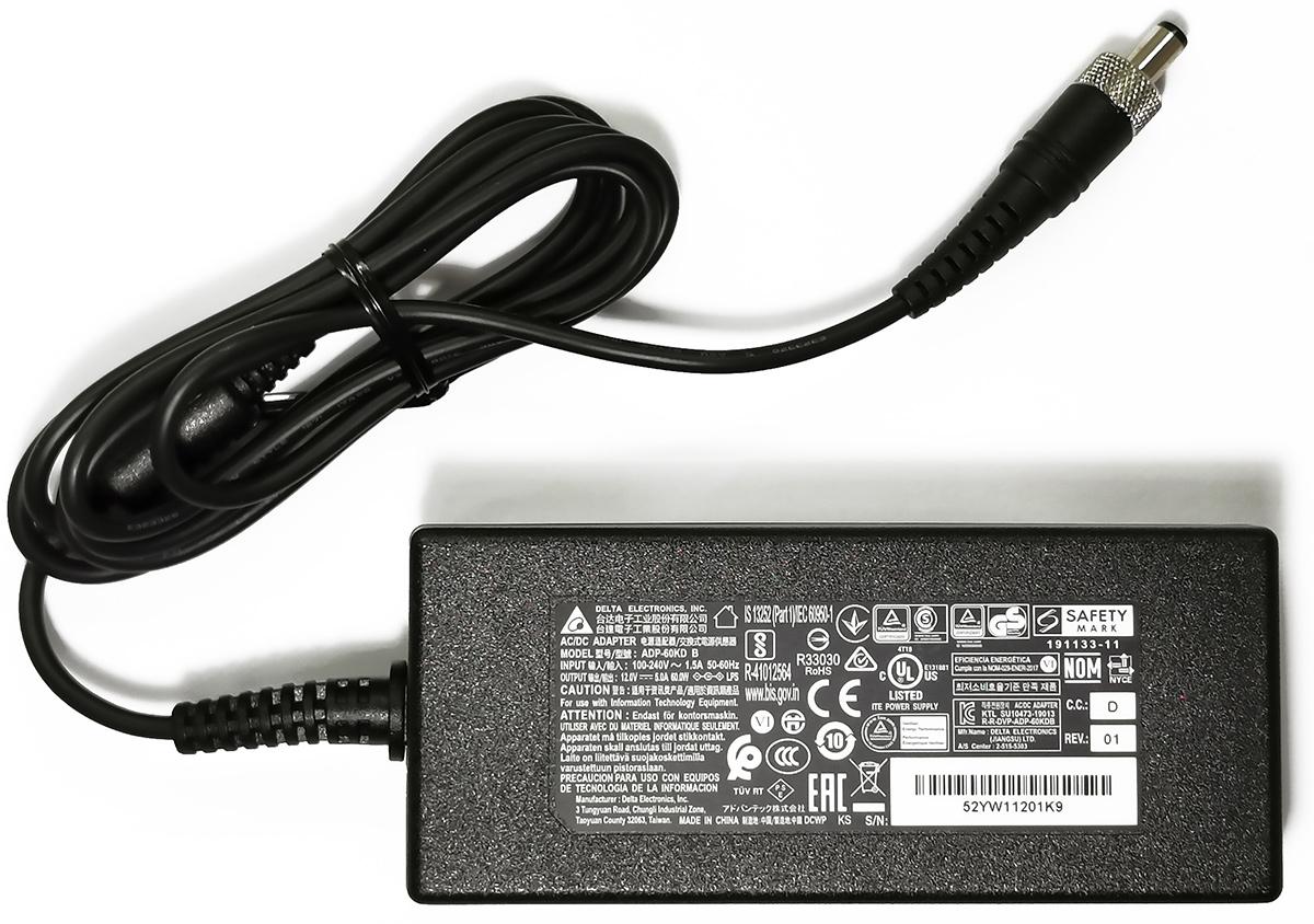 Delta ADP-60KD B 60W 12.0V 5.0A Small Pin AC/DC Power Adapter For Fire ...