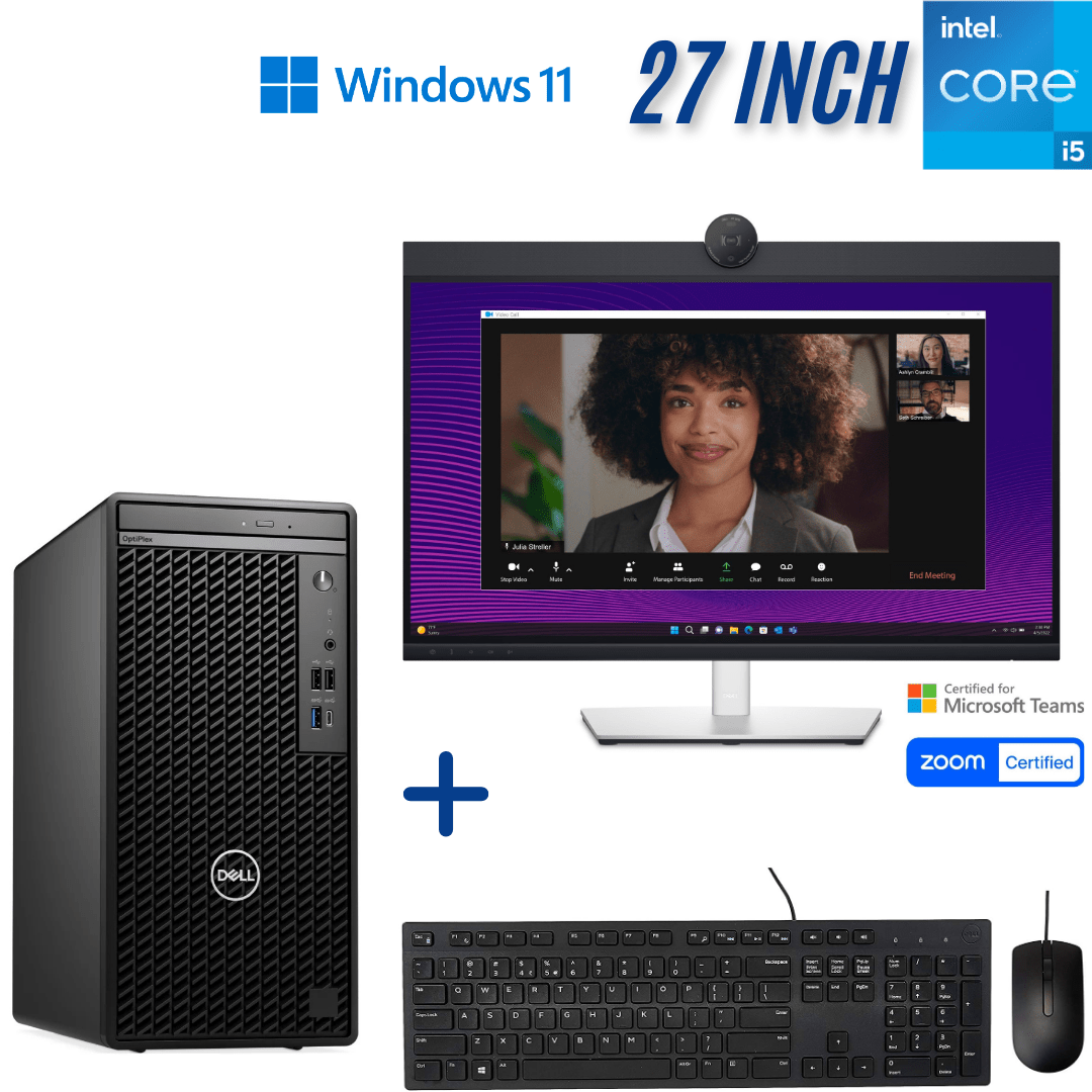Dell Optiplex 7020 Ai-Optimized Business Computer Set With P2724Deb - — ITAD Store