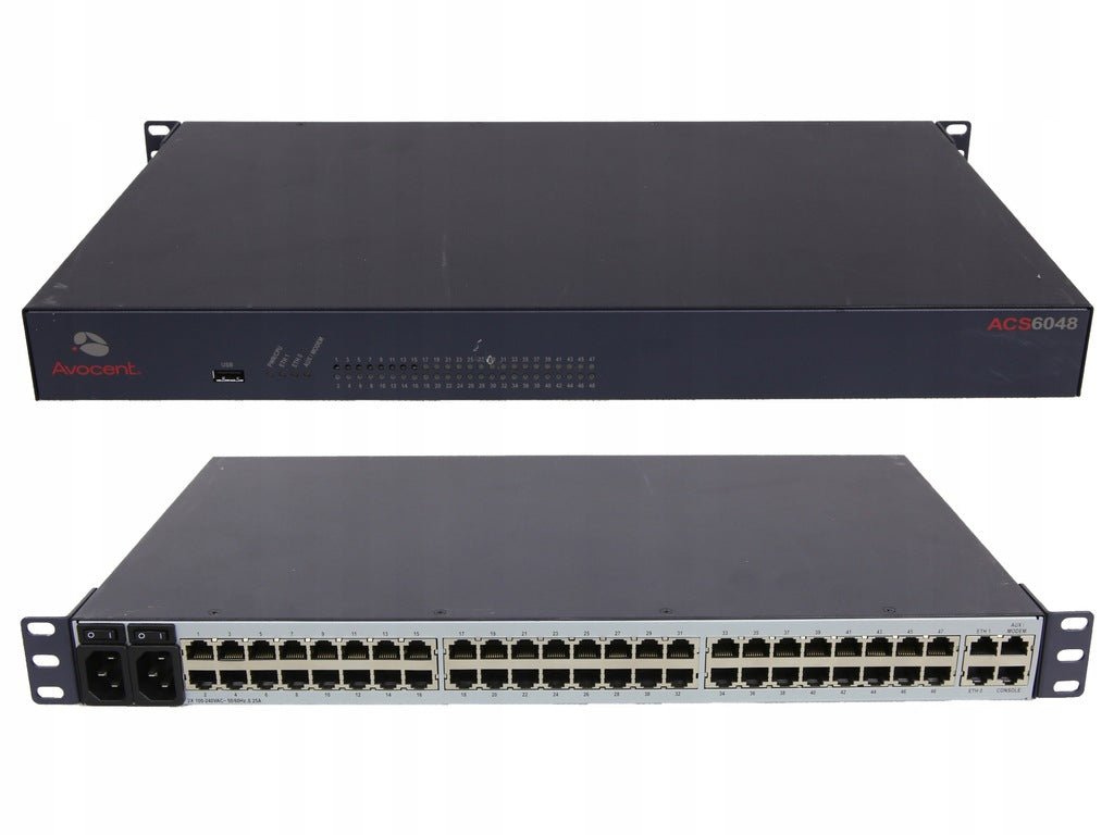 Avocent ACS 6048 48 Port Console Manager with Single AC Power Supply ...