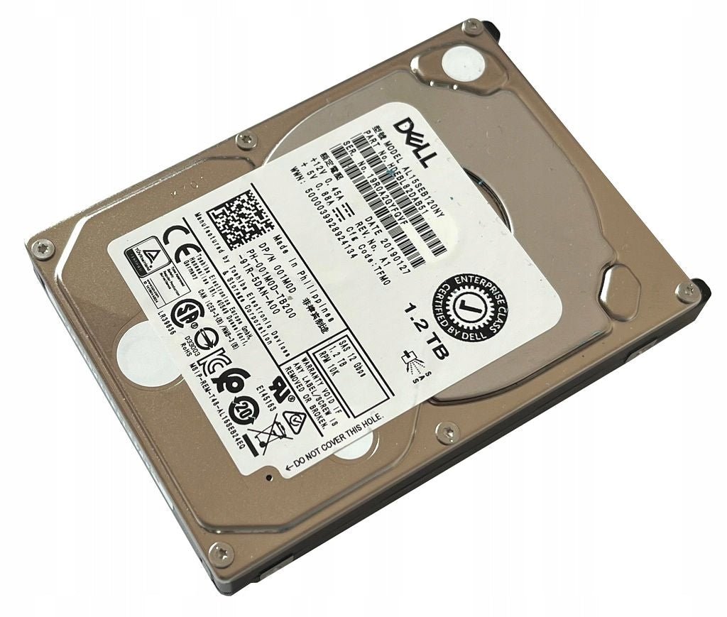 Dell AL15SEB120NY 2.5 Inch 1.2TB 10K RPM SAS Hard Drive – Refurb — ITAD ...