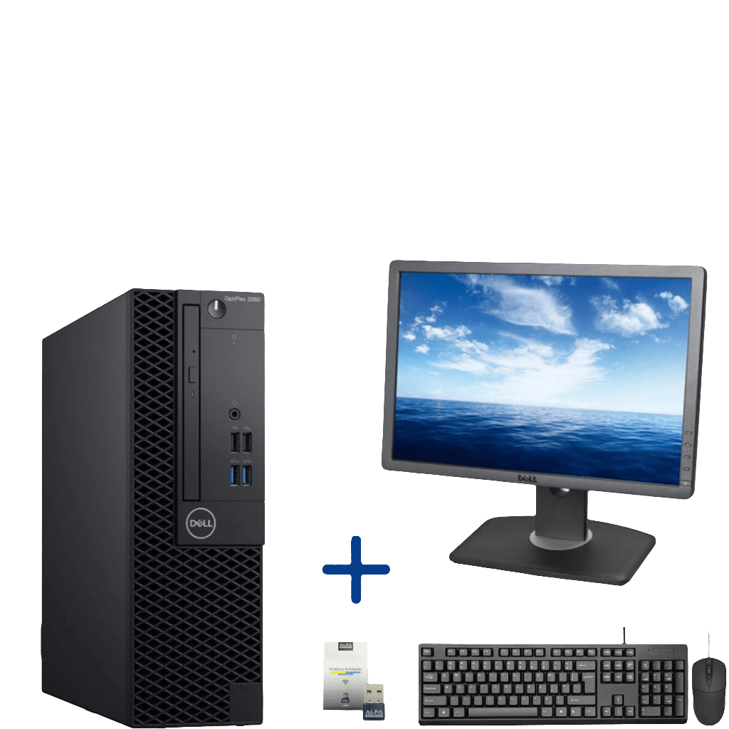 Dell Optiplex 3060 SFF Business Computer Set - I5 8500 - 8GB DDR4 - 25 — ITAD Store