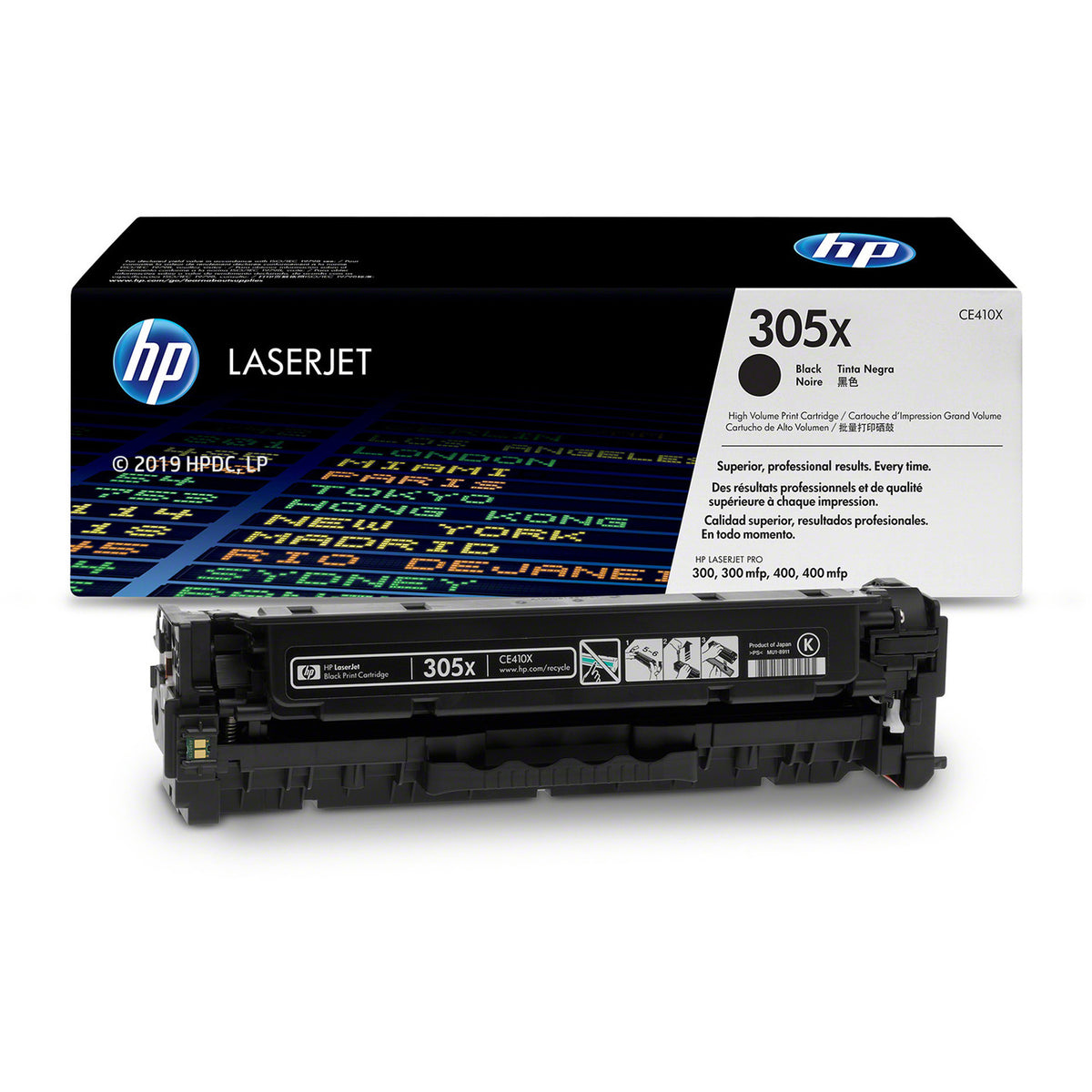 HP 305X CE410X Black Original LaserJet Toner Cartridge – Open Box ...