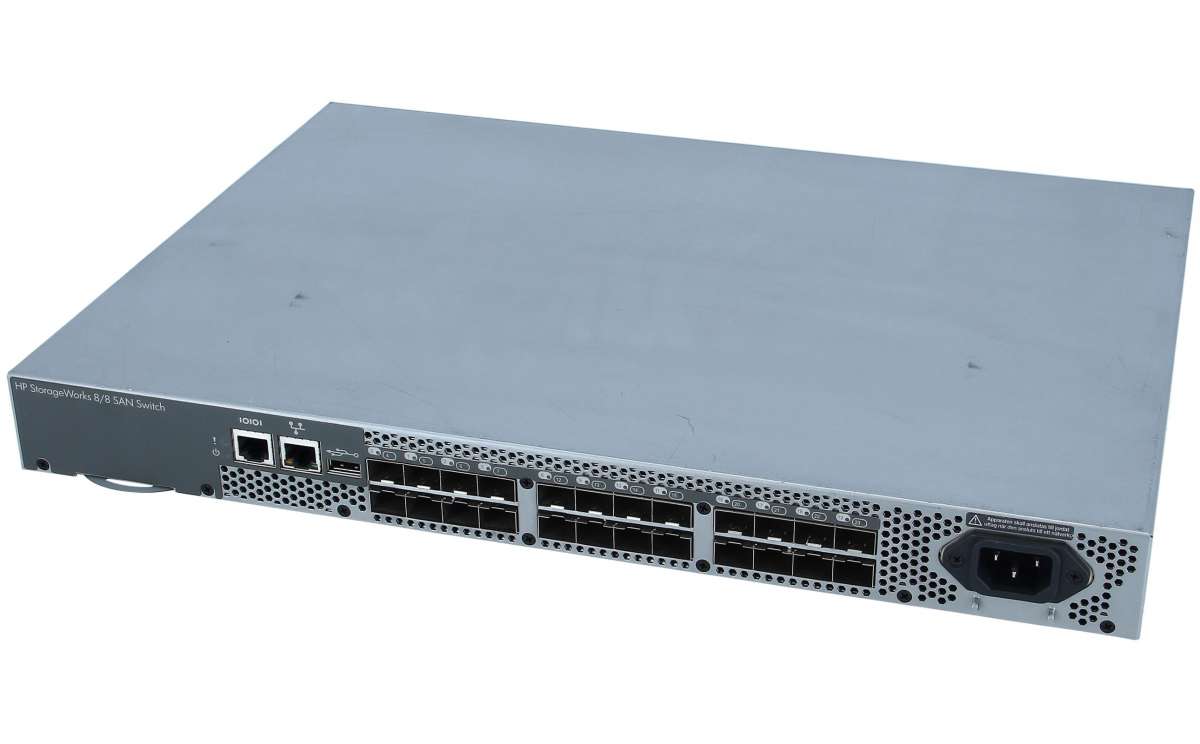 HP HSTNM-N019 StorageWorks 8/8 SAN Switch - Used — ITAD Store